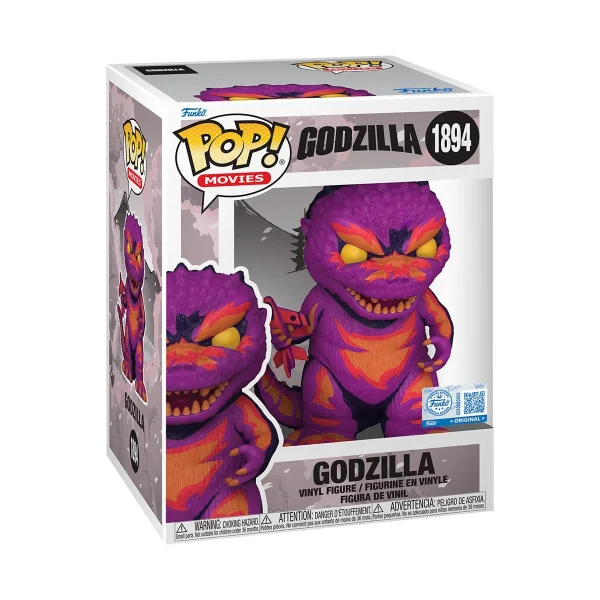 Funko Pop! PREMIUM Godzilla Retro Futurism Art Godzilla Entertainment ...