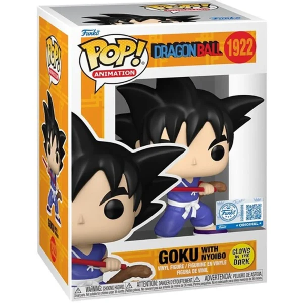 Funko Pop! Dragon Ball Goku with Nyoibo GITD AE Exclusive – Legendary Toys